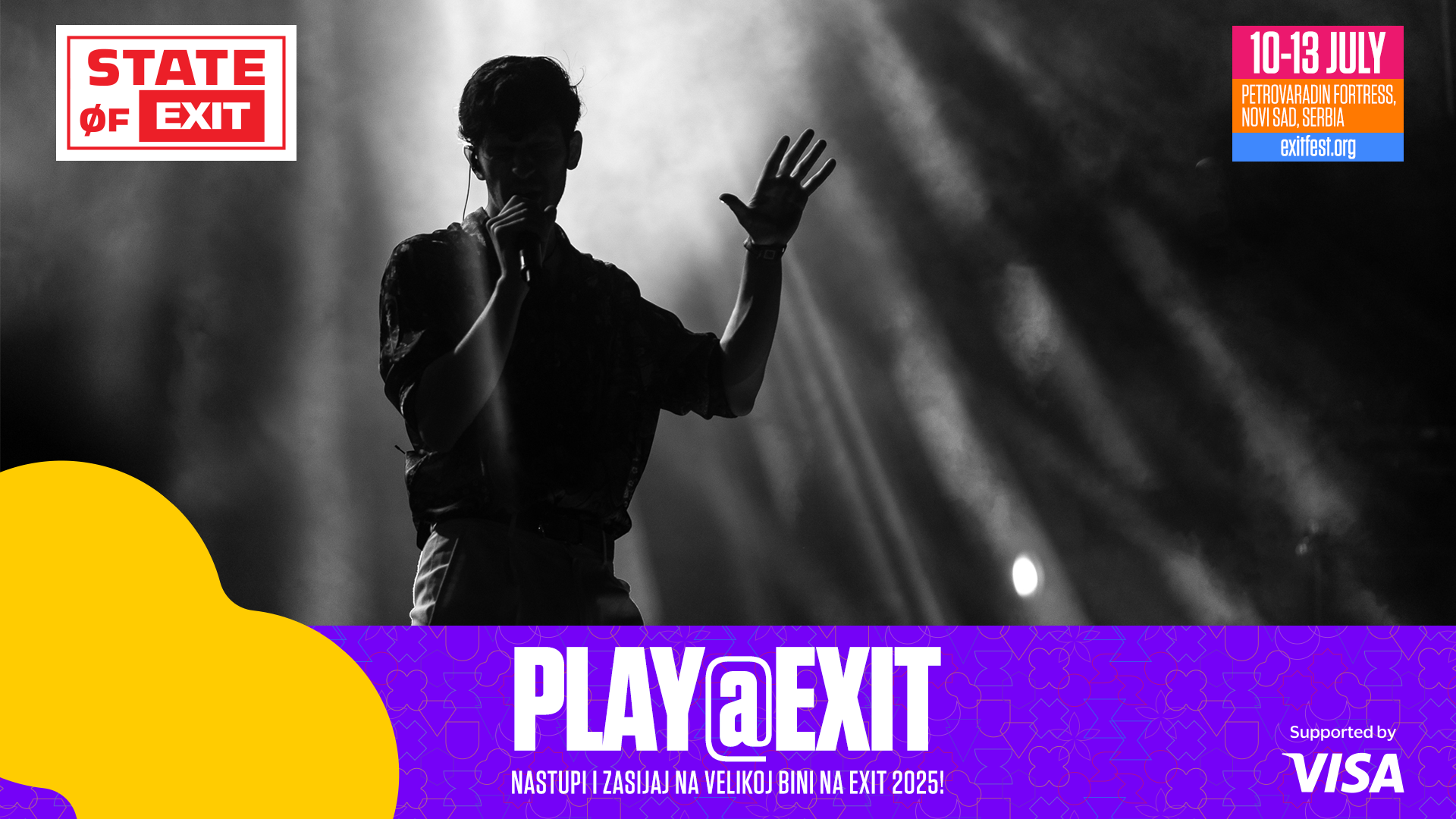 Prijavi se na Play @ EXIT konkurs i zasviraj na 25. izdanju EXIT ...